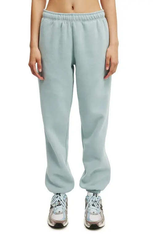 Cotton:on Plush Essential Gym Sweatpant - Teal Mist