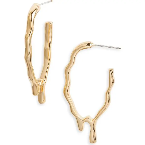 SOKO Tiriko Maxi Drip Hoop Earrings - Gold