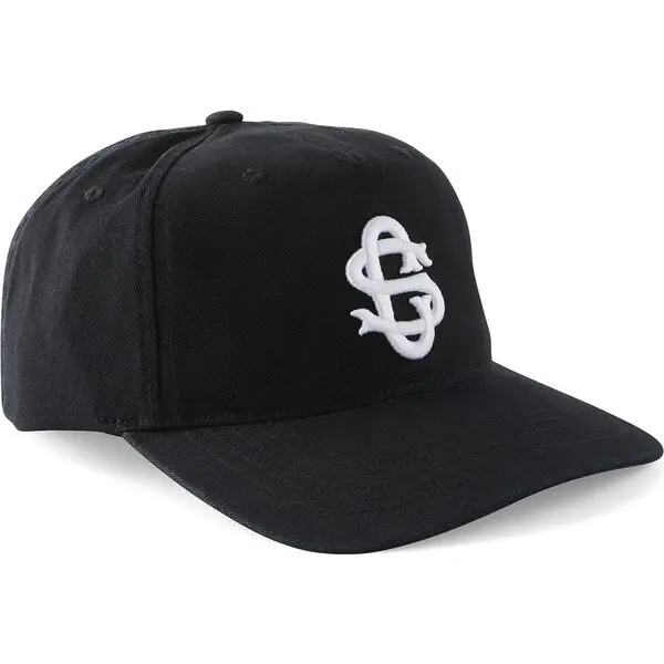 COTTON ON 5 Panel Cap - Black Cs