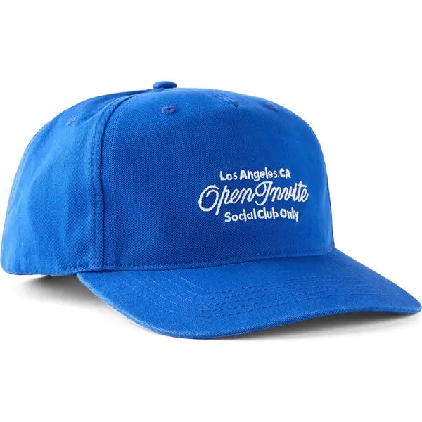 COTTON ON 5 Panel Cap - Blue Open Invite