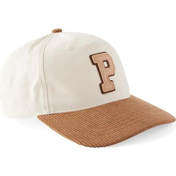 COTTON ON Graphic 5 Panel Cap - Bone Brown P
