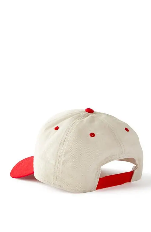 COTTON ON 5 Panel Cap - Bone Cherry Red Cascadia