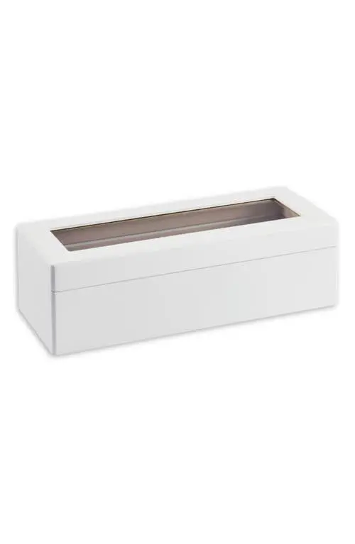 BEY-BERK Dani Wooden Watch Case - White Multi