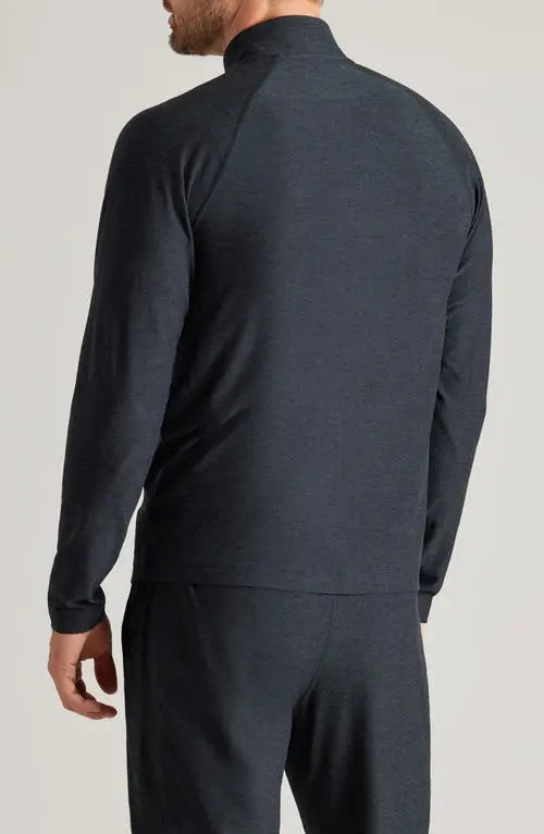 RHONE Atmosphere Midweight Quarter Zip Pullover - True Black