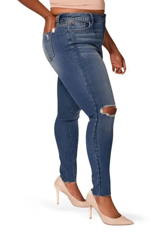 SLINK JEANS High-rise Skinny Jeans - Juniper