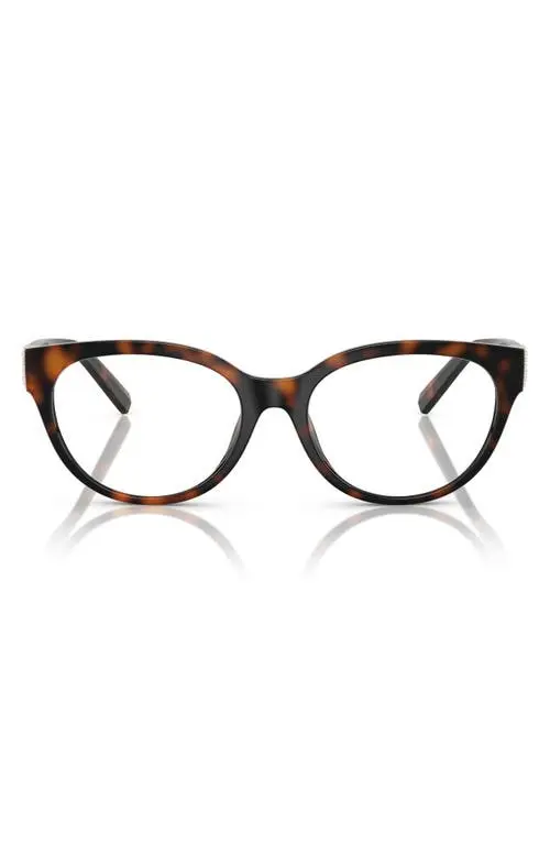 Tiffany & Co. 52mm Cat Eye Eyeglasses - Havana