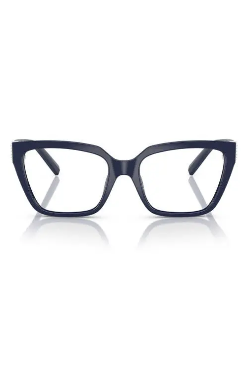 Tiffany & Co. 52mm Square Optical Glasses - Dark Blue