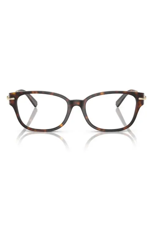 Tiffany & Co. 54mm Pillow Eyeglasses - Havana