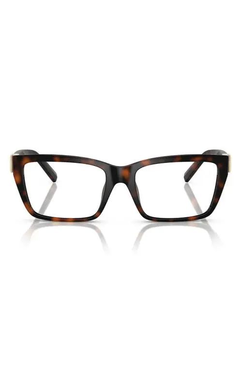 Tiffany & Co. 54mm Pillow Optical Glasses - Havana