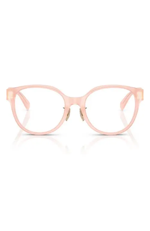 Tiffany & Co. 52mm Round Frame Eyeglasses - Opal Pink