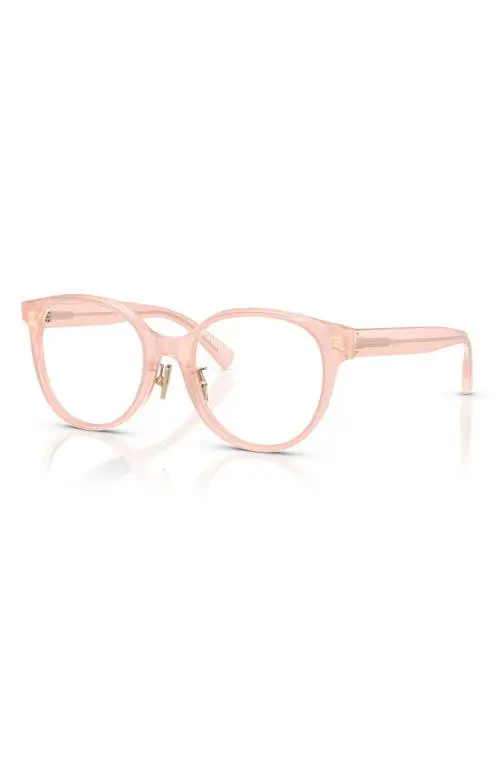 Tiffany & Co. 52mm Round Frame Eyeglasses - Opal Pink