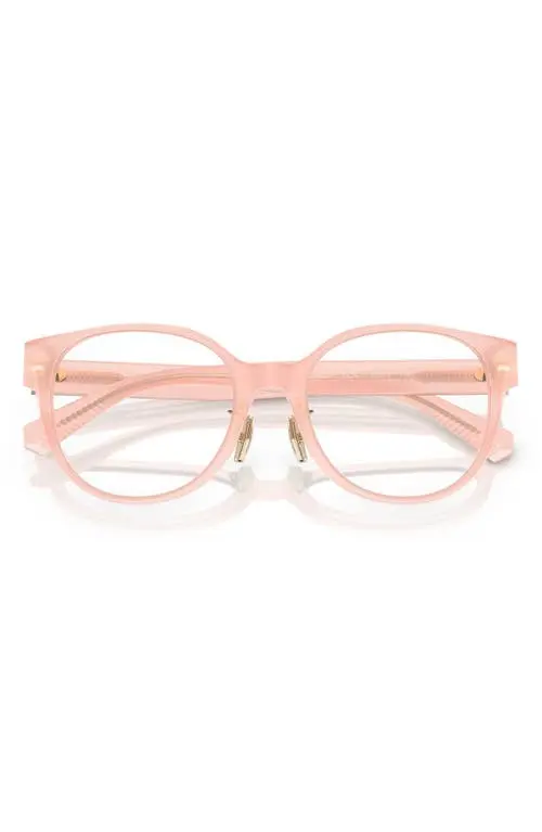 Tiffany & Co. 52mm Round Frame Eyeglasses - Opal Pink