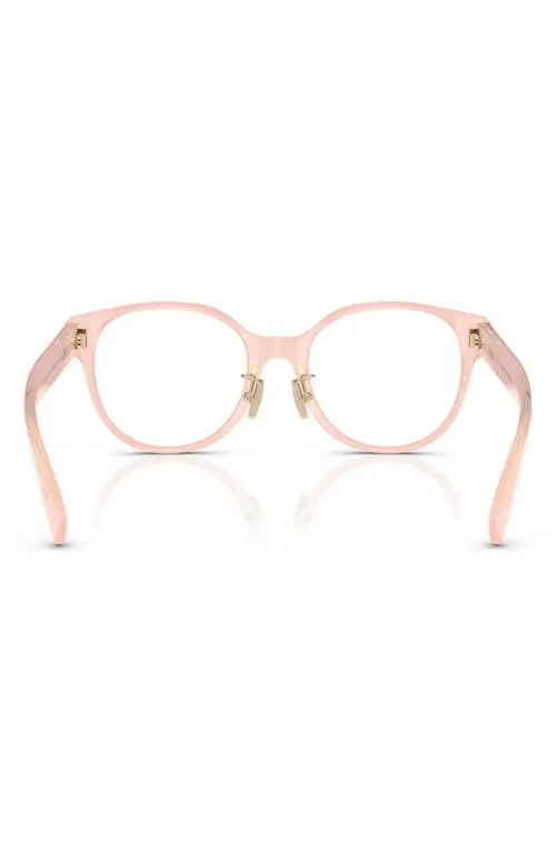Tiffany & Co. 52mm Round Frame Eyeglasses - Opal Pink