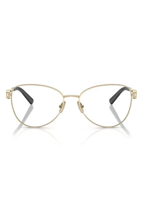 Tiffany & Co. 56mm Pilot Eyeglasses - Pale Gold