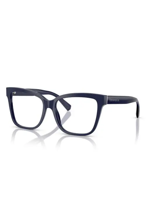 Tiffany & Co. 53mm Cat Eye Eyeglasses - Dark Blue | Editorialist display picture 1