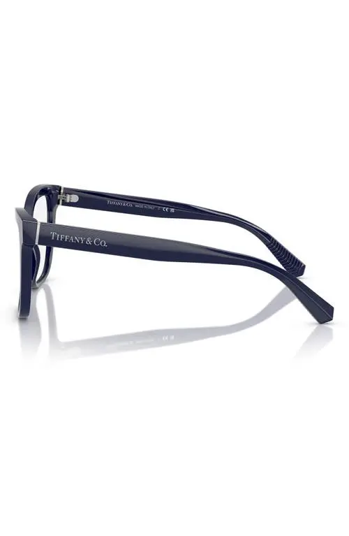 Tiffany & Co. 53mm Cat Eye Eyeglasses - Dark Blue | Editorialist display picture 3