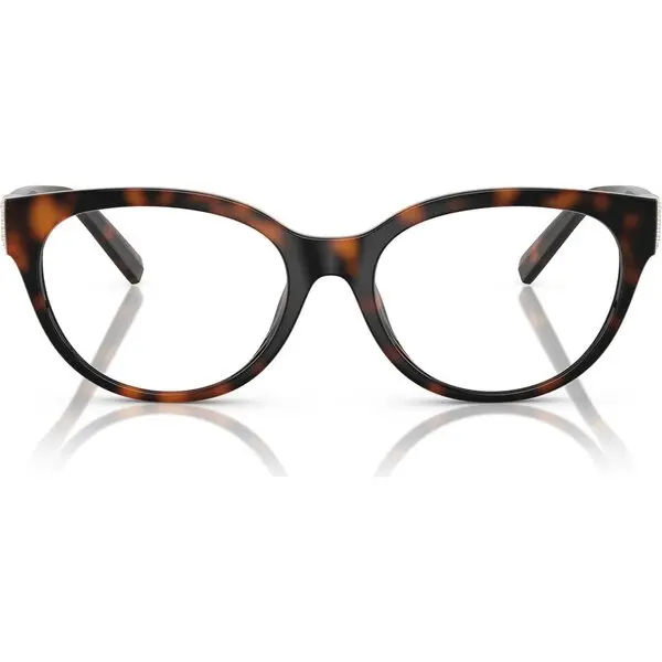 Tiffany & Co. 54mm Cat Eye Optical Glasses - Havana