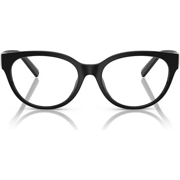 Tiffany & Co. 54mm Cat Eye Optical Glasses - Shiny Black