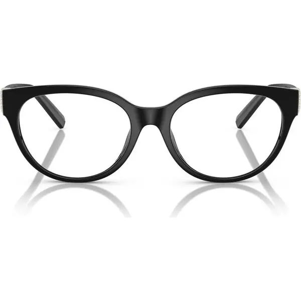 Tiffany & Co. 54mm Cat Eye Optical Glasses - Shiny Black