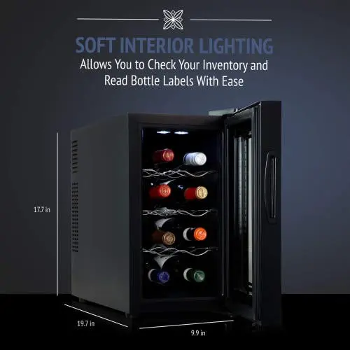 IVATION 8 Bottle Thermoelectric Wine Cooler