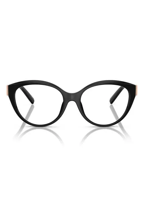 Tiffany & Co. 52mm Cat Eye Optical Glasses - Black