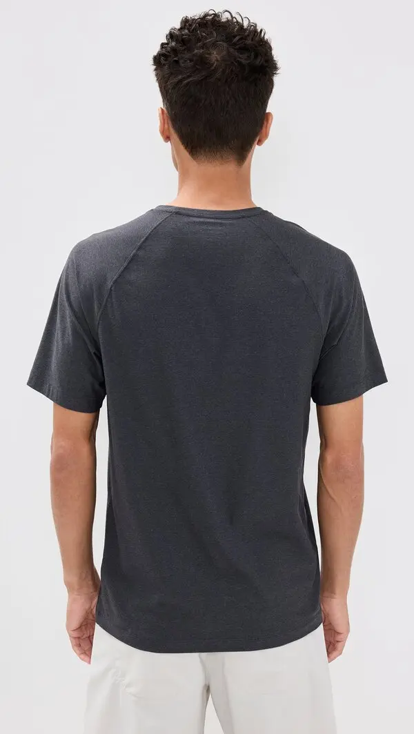 RHONE Reign Short Sleeve Tee - Black Heather