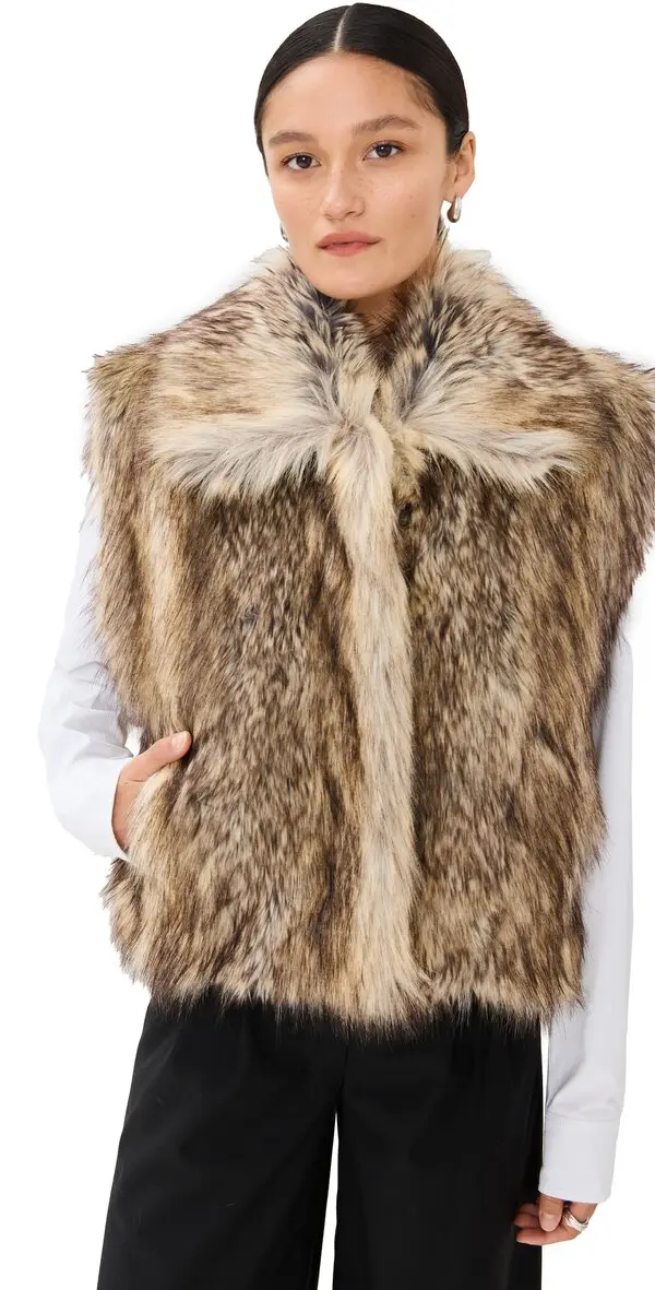 A.L.C. Naya Faux Fur Vest