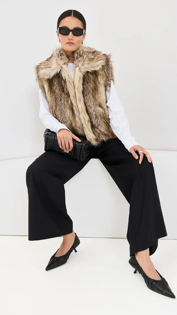 A.L.C. Naya Faux Fur Vest