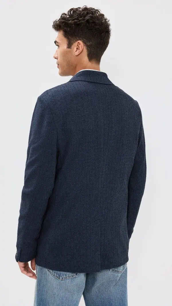 Faherty Brand Inlet Herringbone Blazer