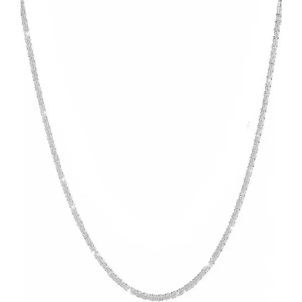 DONATELLO GIAN Sterling Sparkle Necklace - Silver