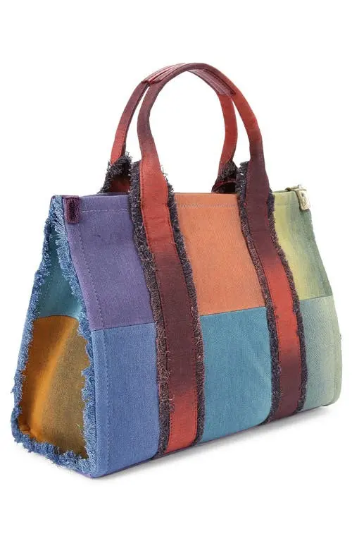 Kurt Geiger Southbank Patchwork Denim Tote Bag