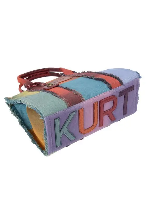 Kurt Geiger Southbank Patchwork Denim Tote Bag