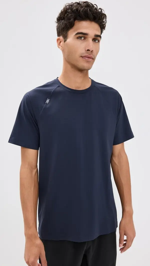 RHONE Reign Short Sleeve T-shirt - True Navy