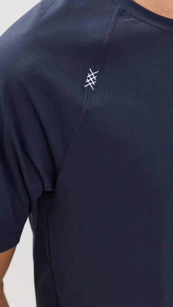 RHONE Reign Short Sleeve T-shirt - True Navy