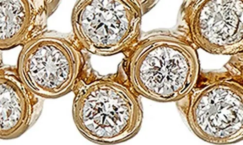 Sethi Couture Clover Diamond Bezel Ring - Yellow Gold