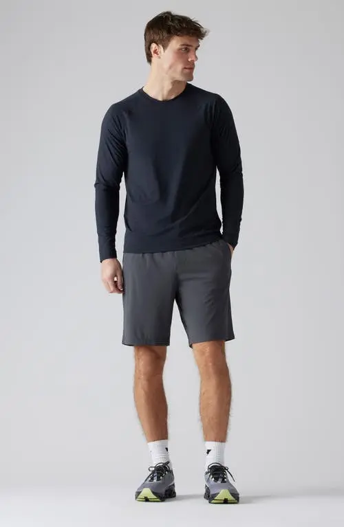 RHONE Pursuit 9-inch Lined Shorts - Asphalt