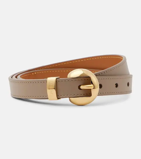 Loewe Pebble Leather Belt - Beige