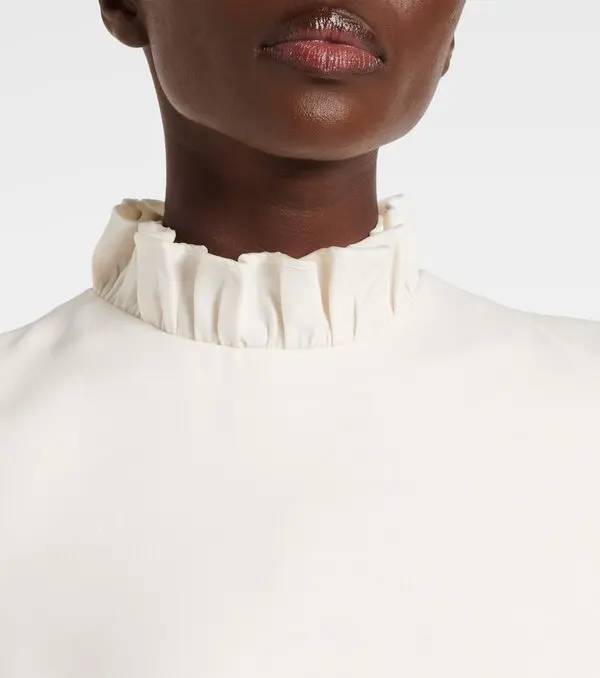 Valentino Garavani Crepe Couture Minidress - White