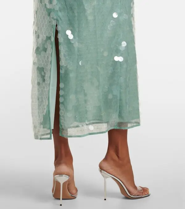 Staud Casey Strapless Maxi Dress