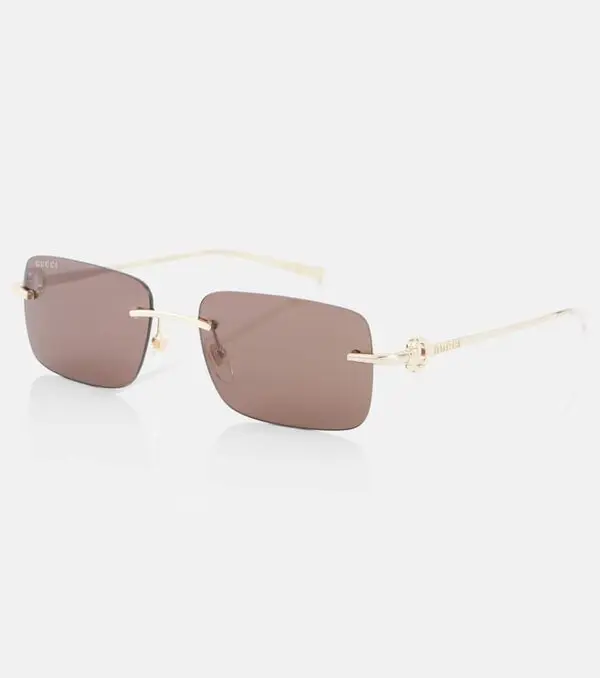Gucci Horsebit Rectangle Sunglasses