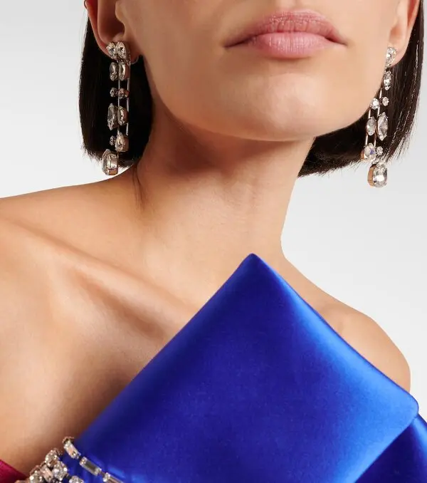 JENNIFER BEHR Nessa Crystal Drop Earrings