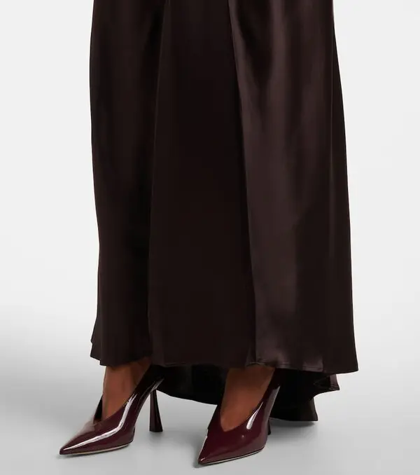 Staud Wayfaring Strapless Midi Dress - Brown