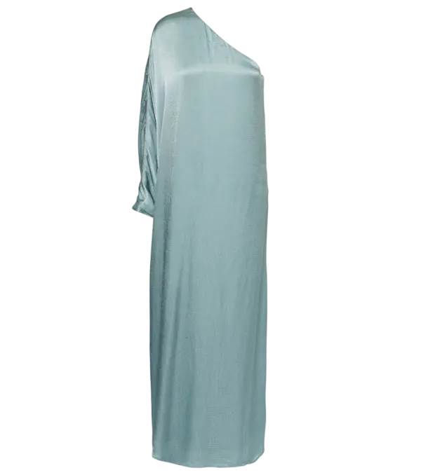 Staud Sonia One-shoulder Maxi Dress - Blue