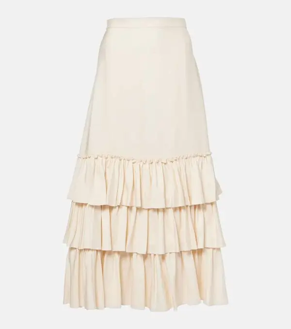 Valentino Garavani Ruffled Maxi Skirt