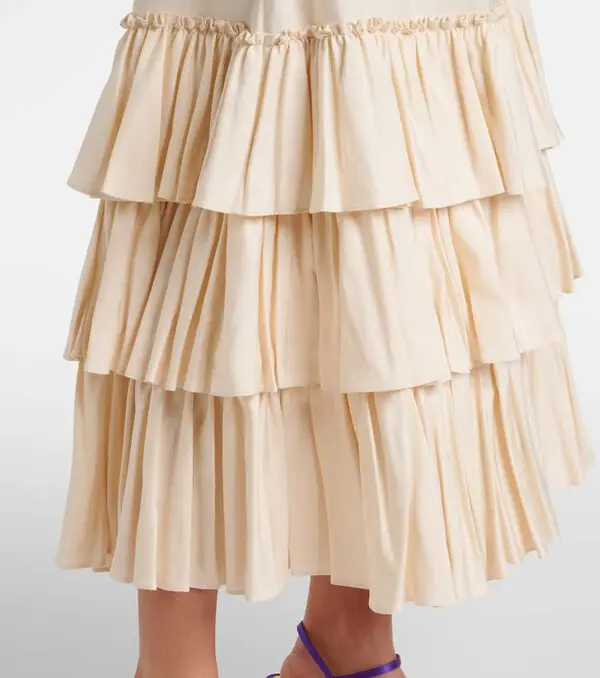 Valentino Garavani Ruffled Maxi Skirt