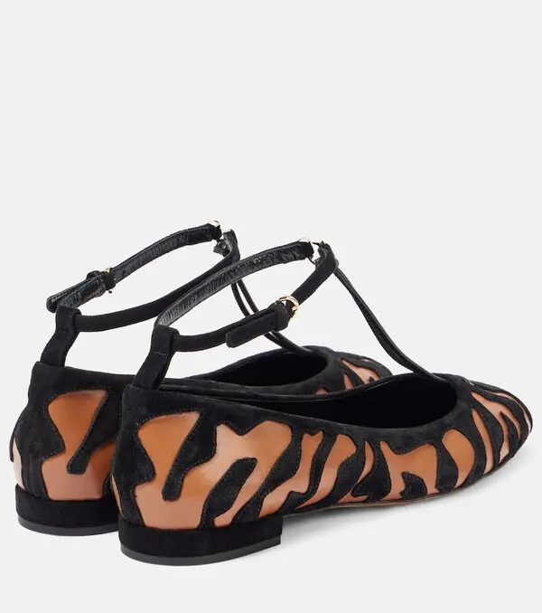 Ulla Johnson Polline Animal Print Ballet Flats - Multicoloured