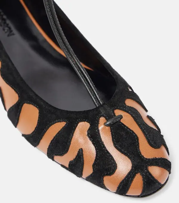 Ulla Johnson Polline Animal Print Ballet Flats - Multicoloured