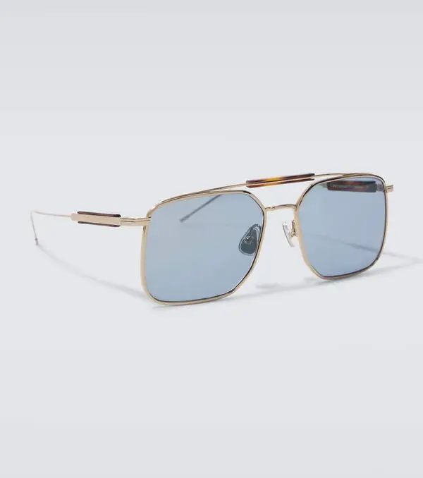 Brunello Cucinelli Sartorial Sunset Square Sunglasses