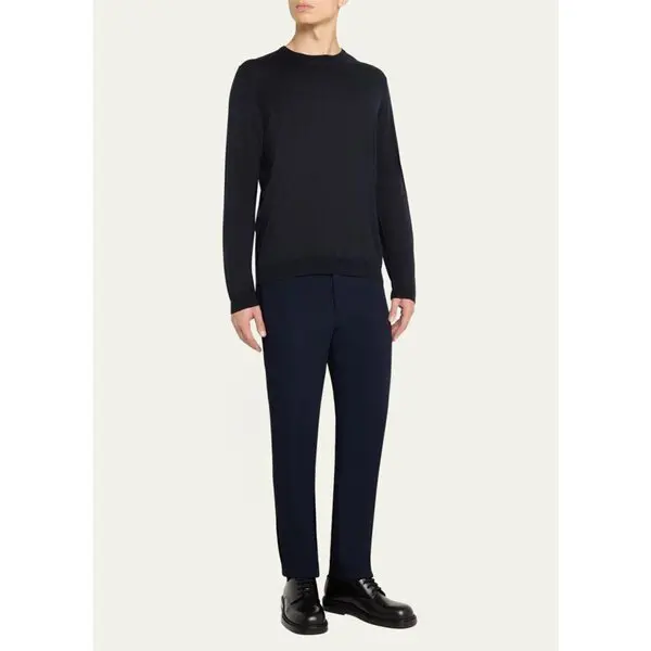 Giorgio Armani Silk-cotton Crew Sweater