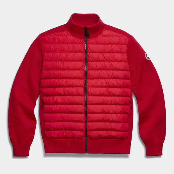 Canada Goose Hybridge Knit Jacket - Carmine Red